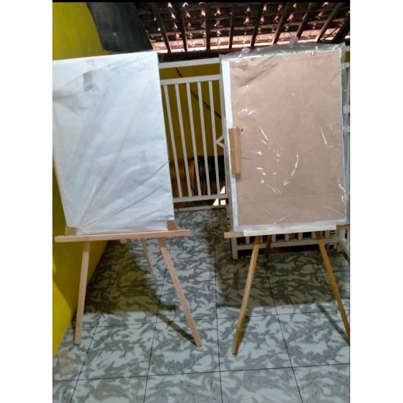 Jual Stand Frame Foto Standing Foto Wedding Prewedding Kayu Tripod Foto ...