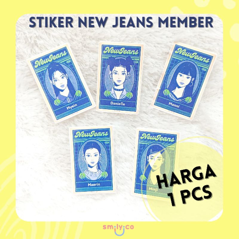 Jual [1 Pcs] Stiker Newjeans Card Ver./Stiker Vinyl Newjeans/Stiker ...