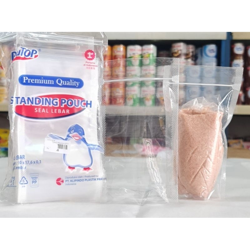 Jual Stading Pouch 10 x 17, 50lembar/Plastik Berdiri/Stading Pouch ...