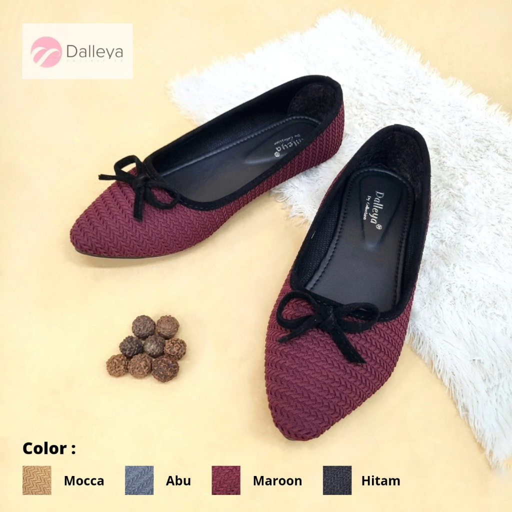 Jual DALLEYA COLLECTION - Nova Sepatu Teplek Wanita Bahan Canvas ...