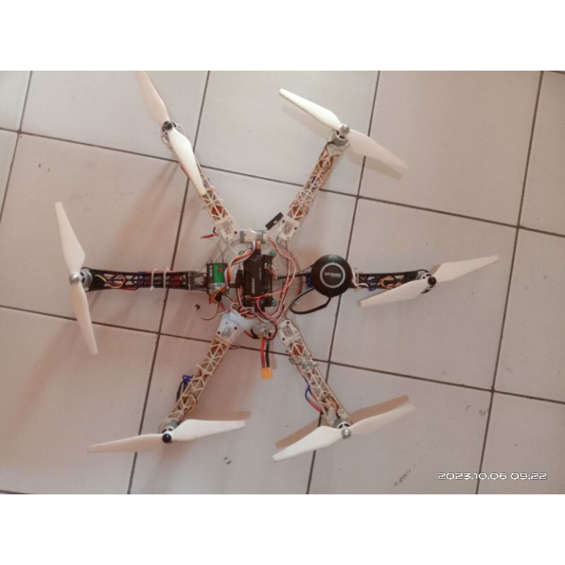 Jual DRONE F550 HEXACOPTER rakitan apm 2.8 GPS m7 drone mancing ...