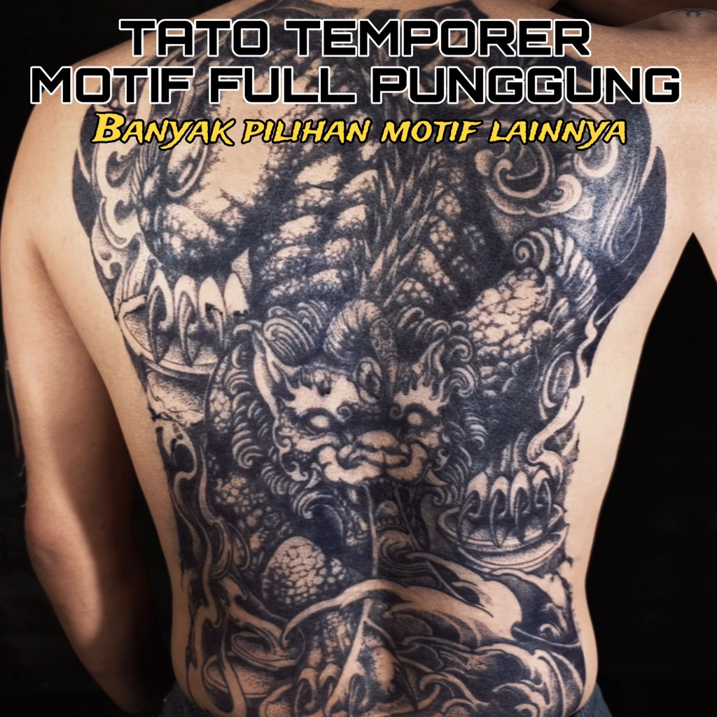 Jual Tatomaniagaleri-Tato Motif TB / Tato temporer seri Tato Badan Full ...