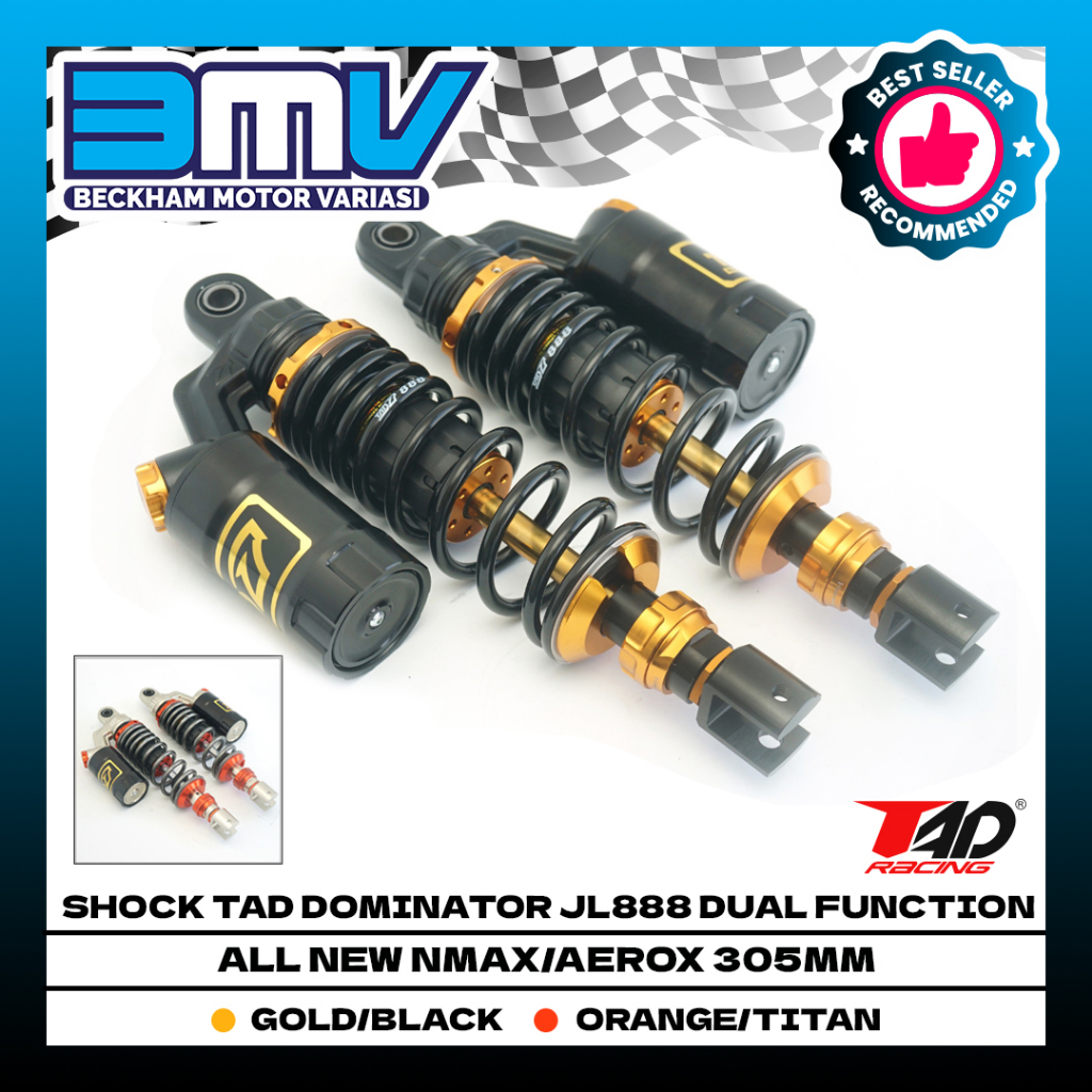 Jual SHOCK TAD DOMINATOR JL-888 DUAL FUNCTION NMAX / AEROX 305 MM ( ALL ...