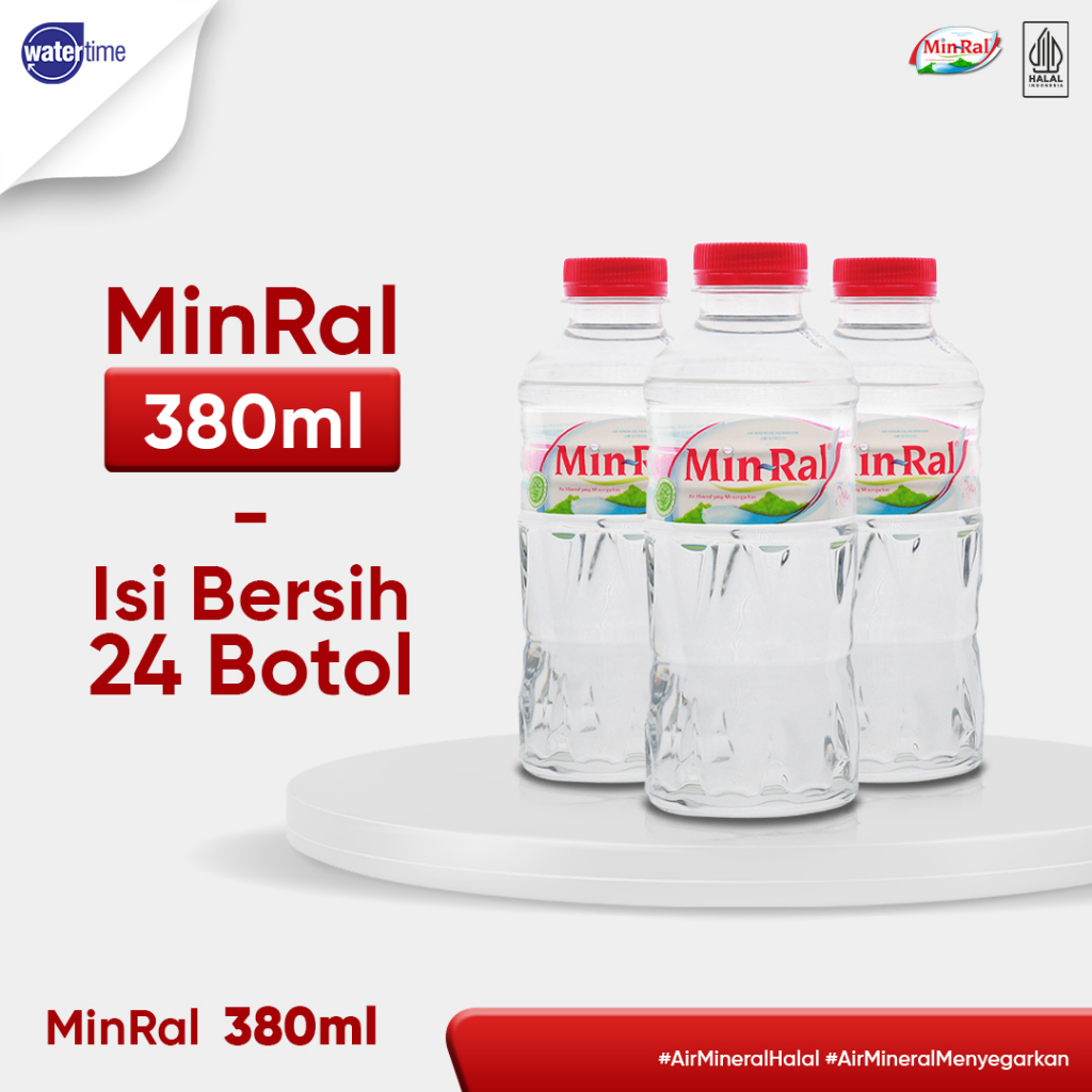 Jual Air minum Minral botol 380ml isi 24 (via kurir instan) | Shopee ...
