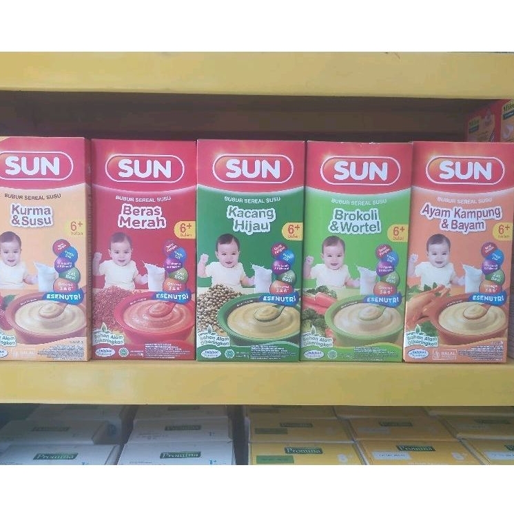 Jual Sun Bubur Sereal Susu 6+ Kemasan Box 120gr | Shopee Indonesia