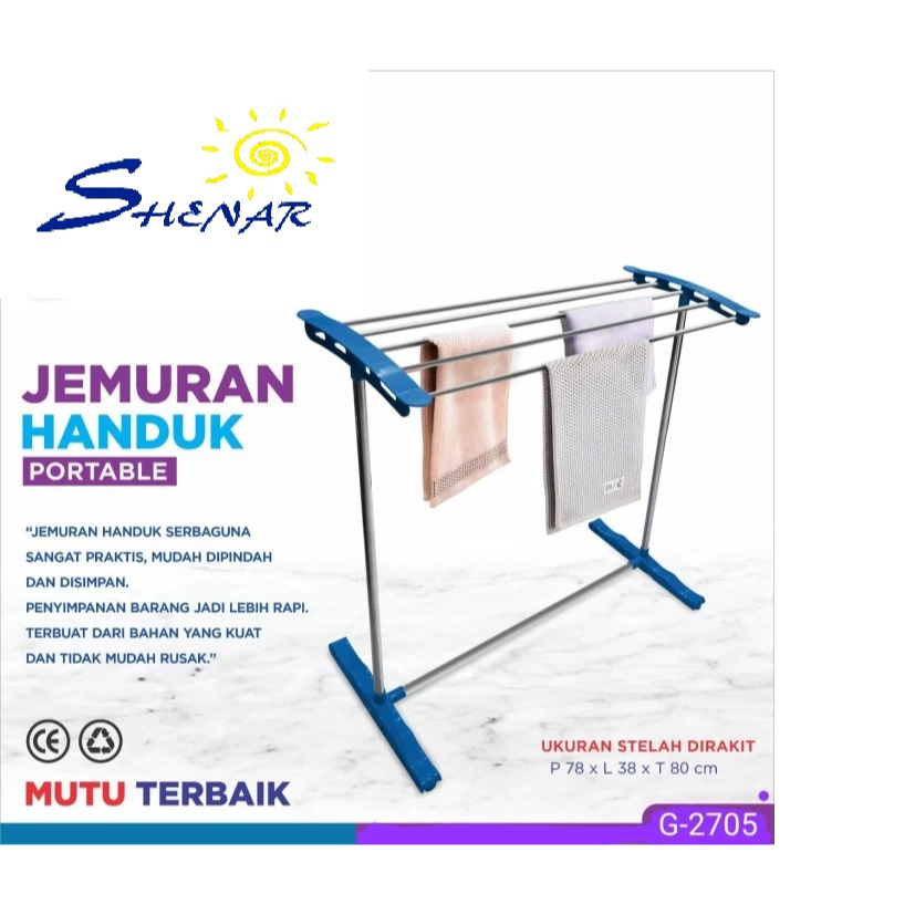 Jual Jemuran Sunny / Jemuran Handuk Portable / Jemuran Serbaguna Bahan ...