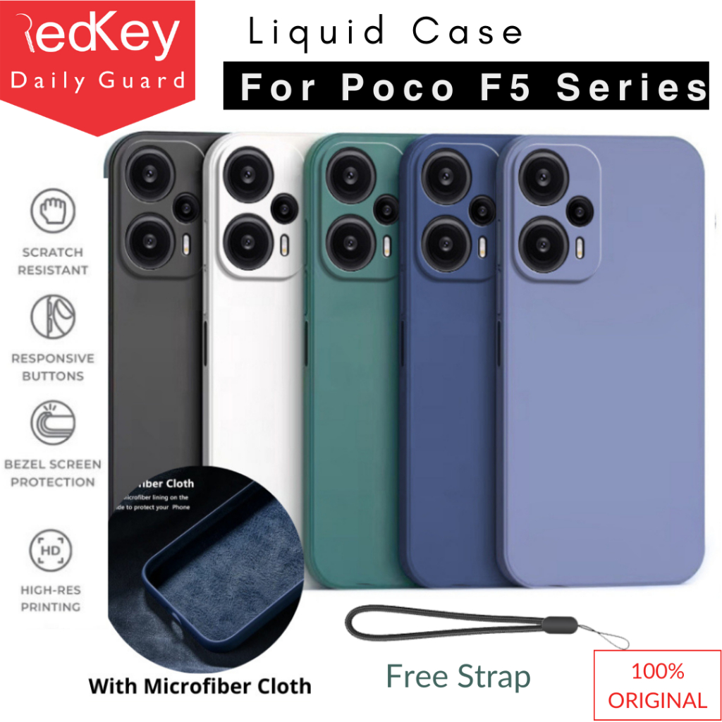 Jual Case Xiaomi Poco F5 / F5 Pro Liquid Silicone Mircrofiber Casing ...