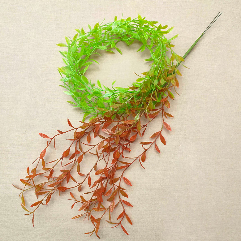 Jual Artificial Garland Daun Juntai Plastik Daun Anggrek Bunga Rambat ...