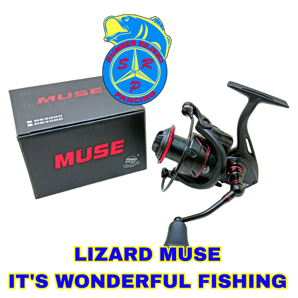 Jual Reel Lizard muse 1000 2000 3000 4000 5000 6000 powerhandle murah | Shopee Indonesia