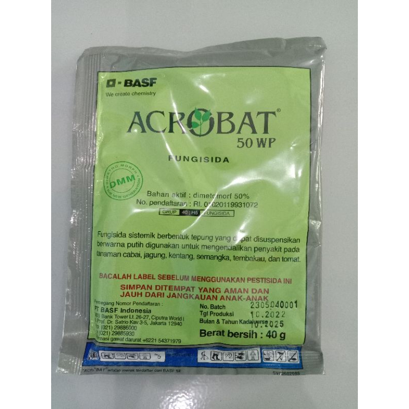 Jual Fungisida "ACROBAT 50 WP" / 40 gram | Shopee Indonesia