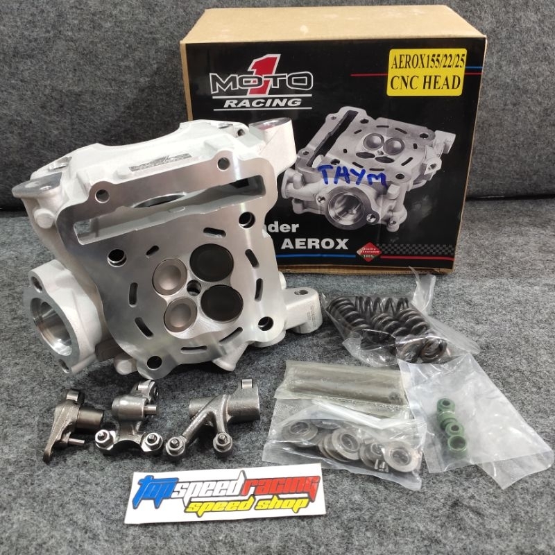 Jual BLOK HEAD MOTO 1 BUAT YAMAHA AEROX / NEW NMAX / R15 V3 PORTING 22 ...