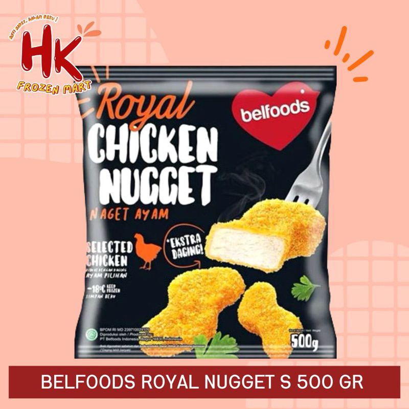 Jual Belfoods Royal Chicken Nugget S 500gr | naget ayam Premium HK ...