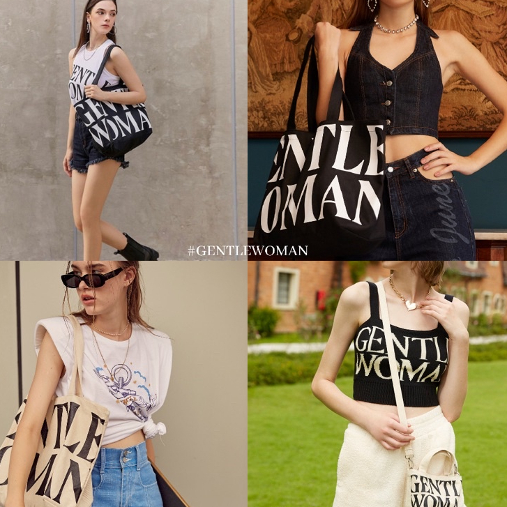 Jual Viodora - Tas Gentle Woman Totebag Bangkok Thailand Viral Hang out jalan jalan Tas Kuliah ...