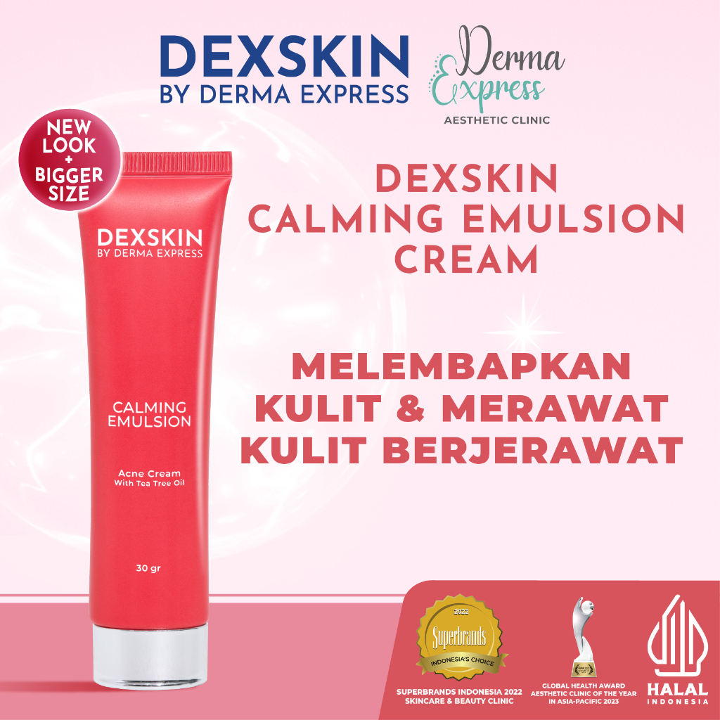 Jual DEXSKIN BY DERMA EXPRESS Calming Emulsion | Shopee Indonesia