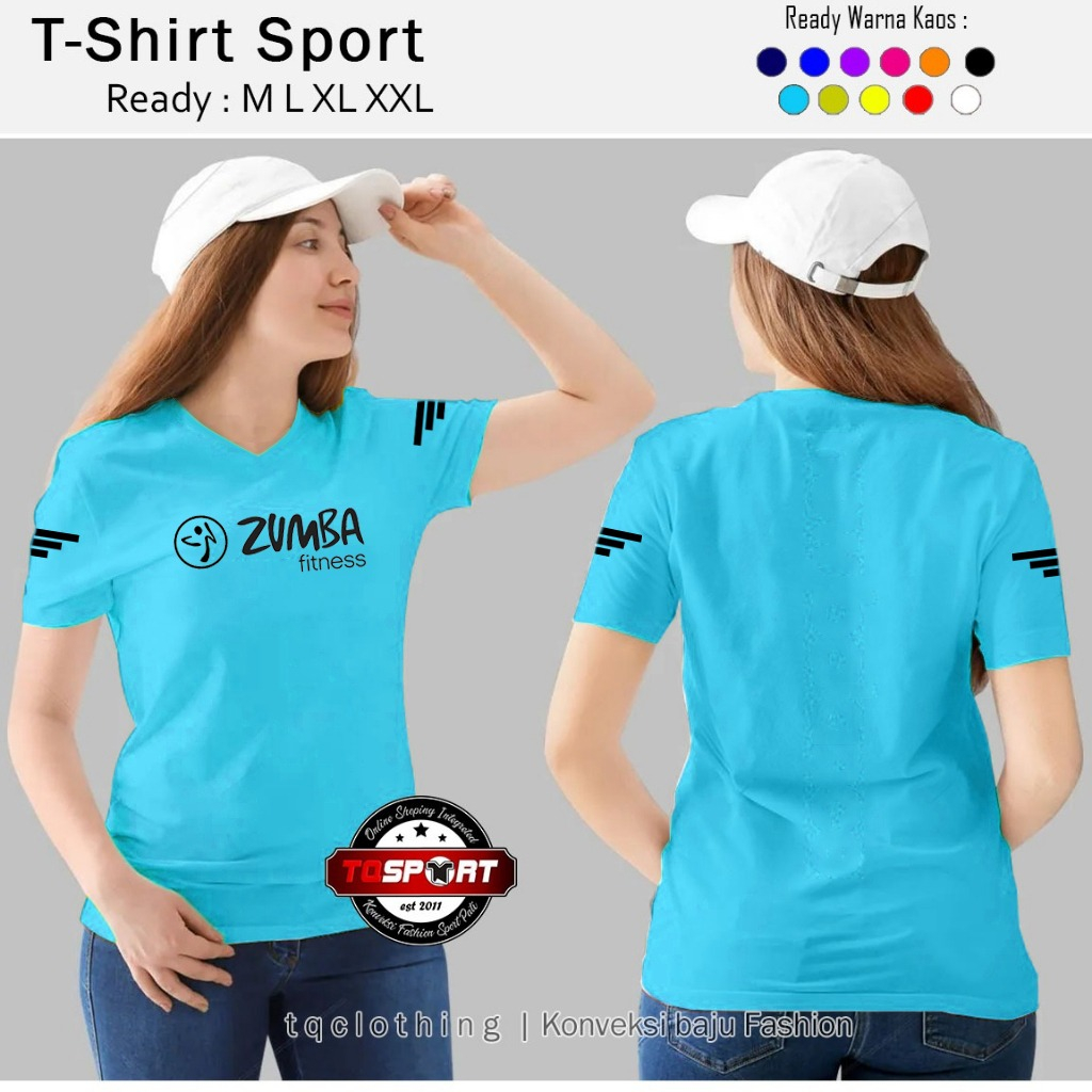 Jual BAJU Olahraga WANITA Aerobics KAOS SENAM Fitnes Cewek PAKAIAN Lari ...