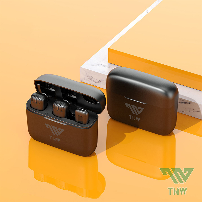Jual TNW-X9 Wireless Dual Lavalier Microphone Plug & Play Lapel Mic ...
