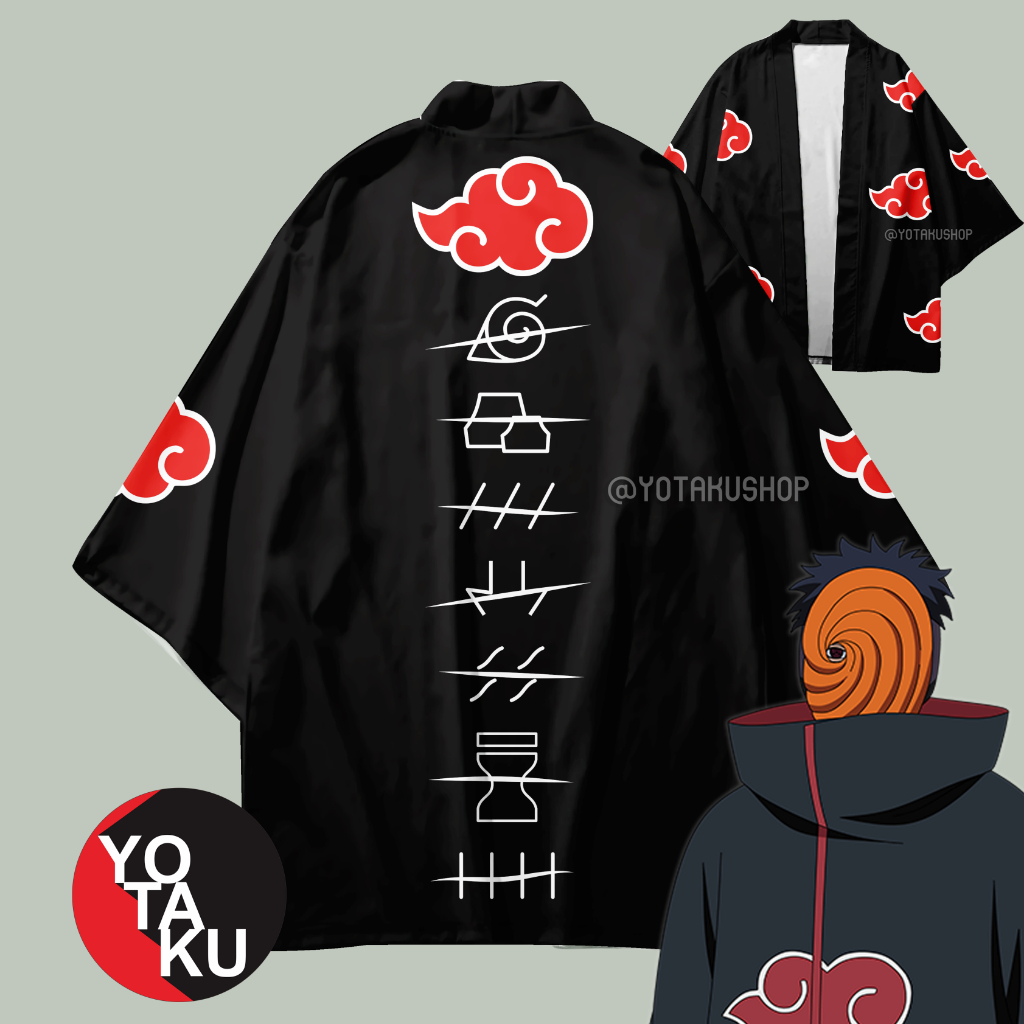 Jual Haori Cardigan Anime Naruto Akatsuki Seri 2 Kostum Cosplay Jepang ...