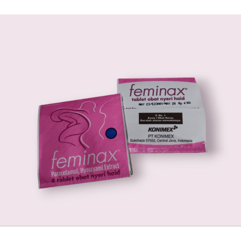 Jual FEMINAX/4 TABLET OBAT NYERI HAID | Shopee Indonesia