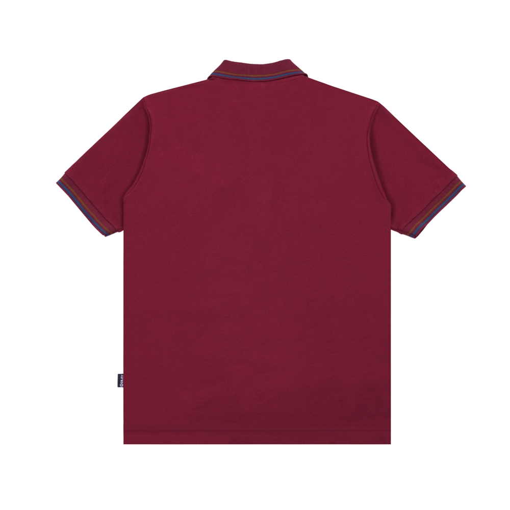 Jual Dobujack Polo Shirt Gecko Maroon | Shopee Indonesia