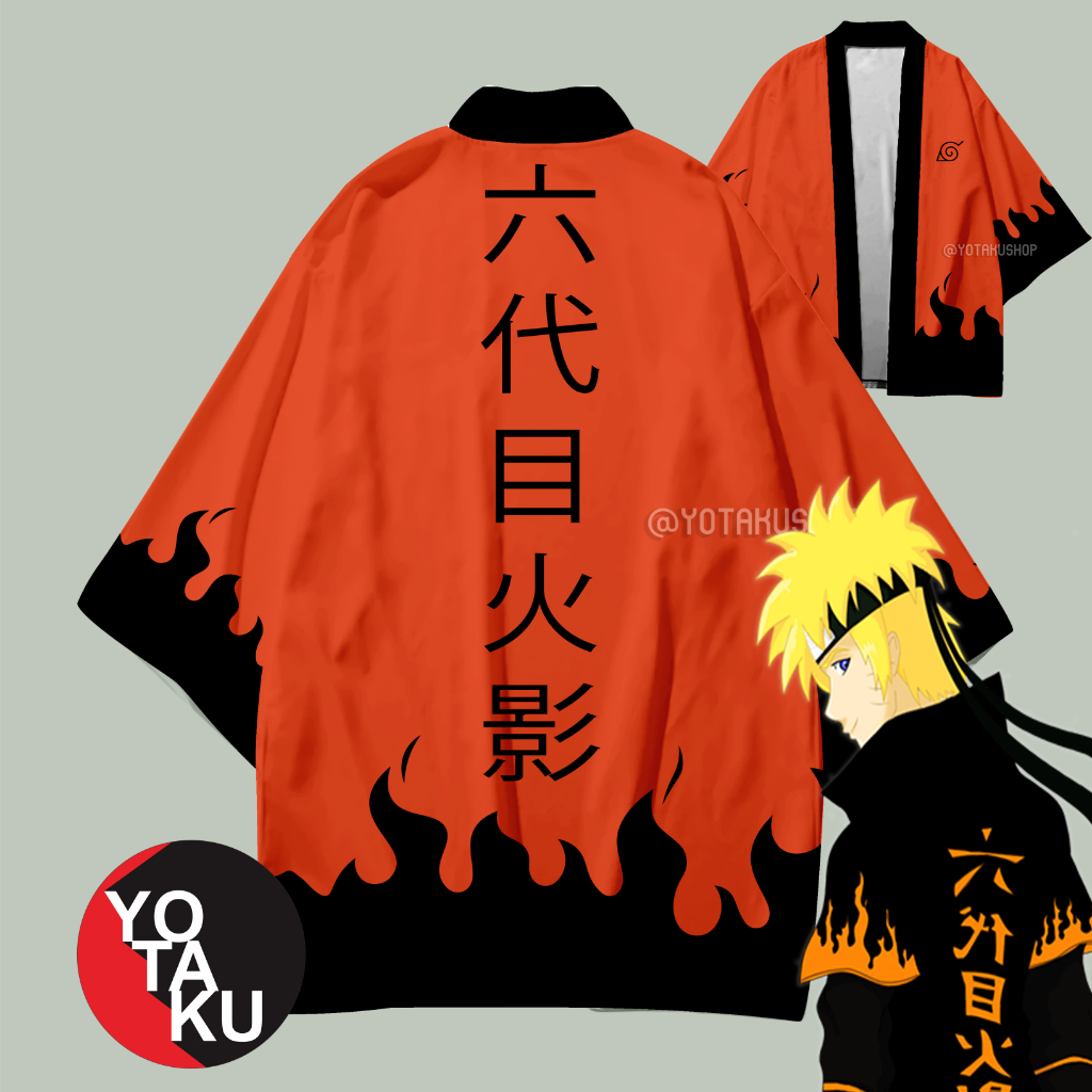 Jual Haori Cardigan Anime Naruto Naruto Uzumaki Seri 2 Kostum Cosplay ...