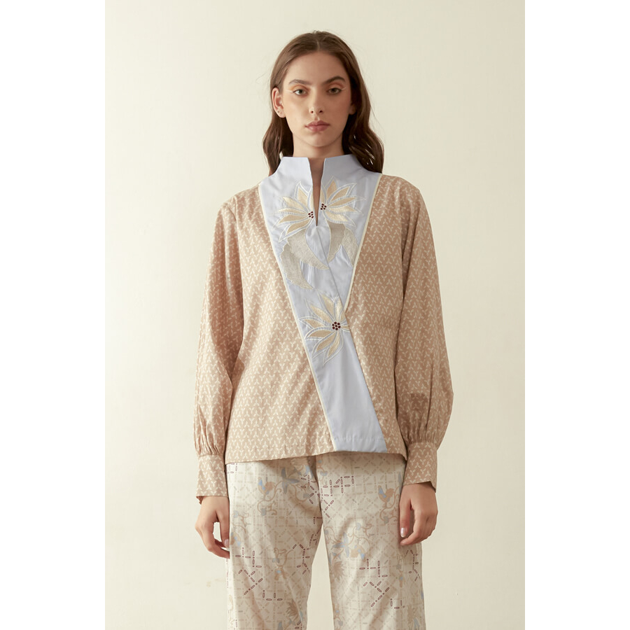 Jual bateeq atasan batik wanita FERRE SHIRT CAKIYAR 322 | Shopee Indonesia