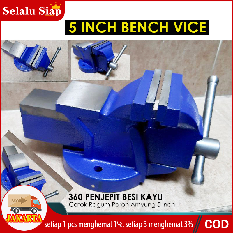 Jual Klem Catok Ragum / Catok Meja / Ragum Clamp Vise Bench / Table ...