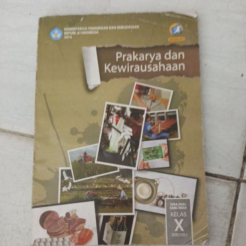 Jual buku prakarya dan kewirausahaan SMA kelas X semester 2 revisi ...