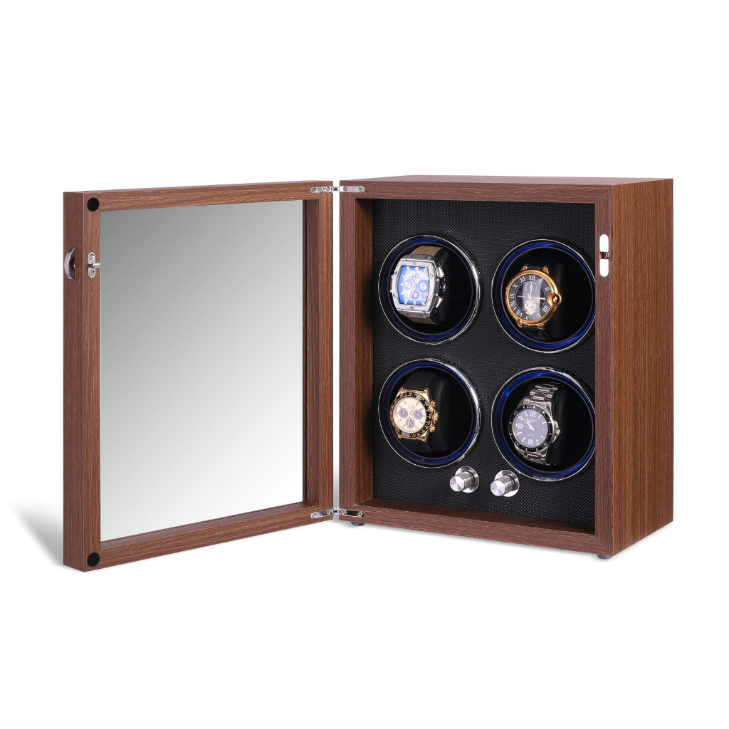 Jual Automatic 4 BOX Watch Winder Display Mesin Pemutar Jam Tangan ...