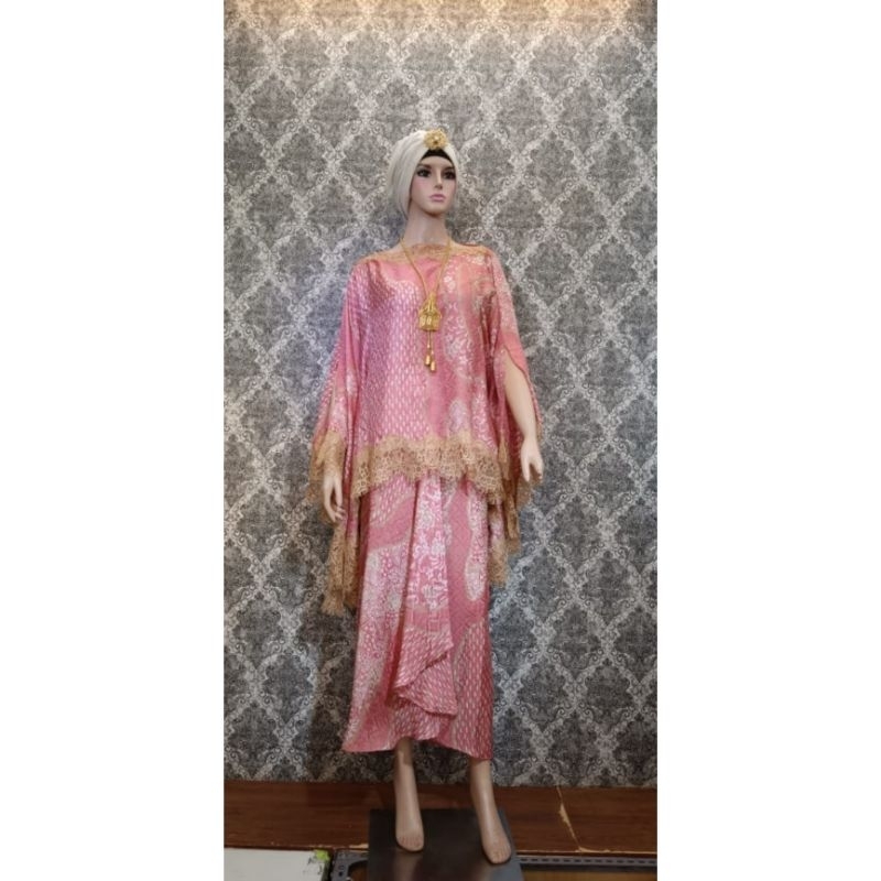 Jual Setelan Rok Kalong Renda Lace Premium | Rok Rampel Kondangan | Set ...