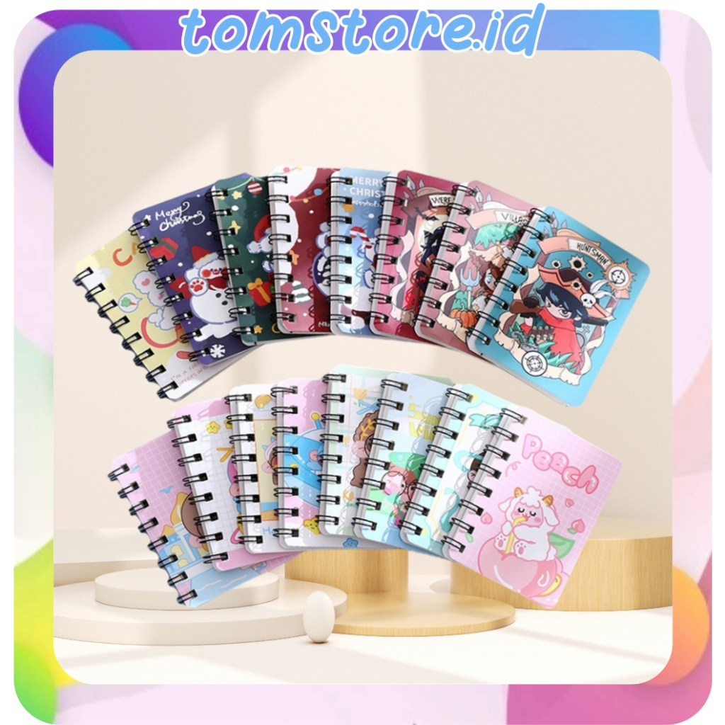 Jual TOMSTORE.ID NoteBook Ring Motif A7 Note Book Ring Isi 80 Lembar ...