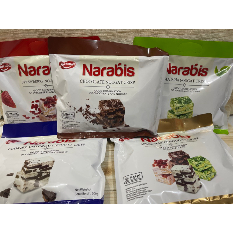 Jual Naraya Narabis Nougat Crisp 200gr | Shopee Indonesia