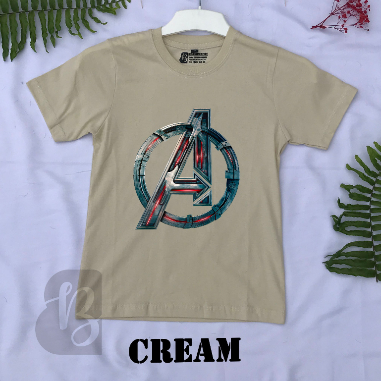 Jual Baju kaos katun anak-anak avengers marvel hero pahlawan cod kaos ...