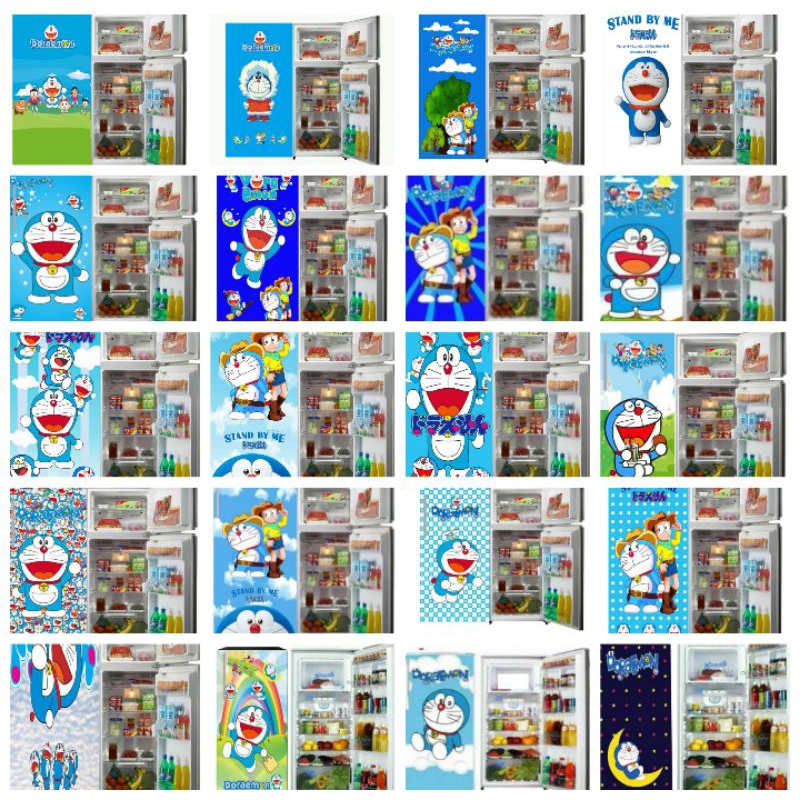 Jual STIKER KULKAS 1 PINTU DORAEMON | Shopee Indonesia