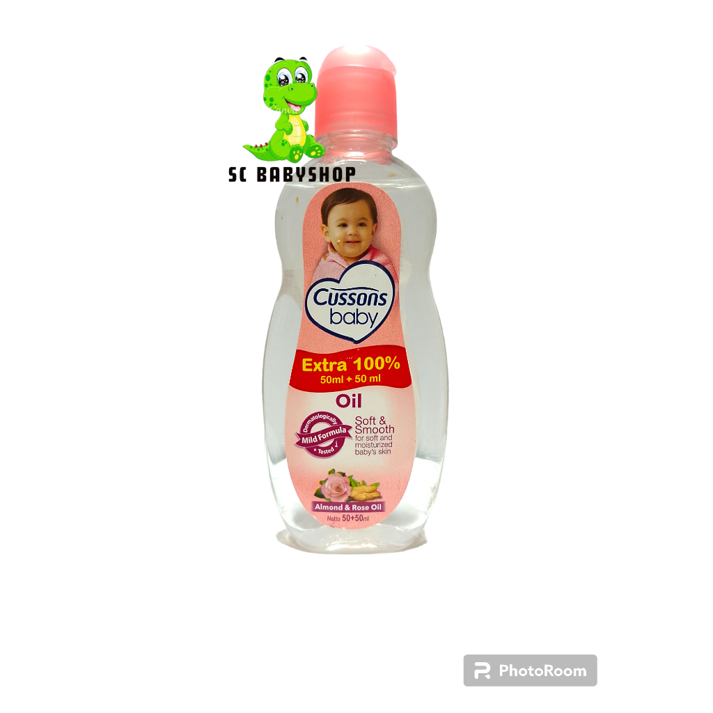 Jual CUSSION Baby Oil 50+50Ml || Cussion Baby Oil Biru Pink | Shopee ...