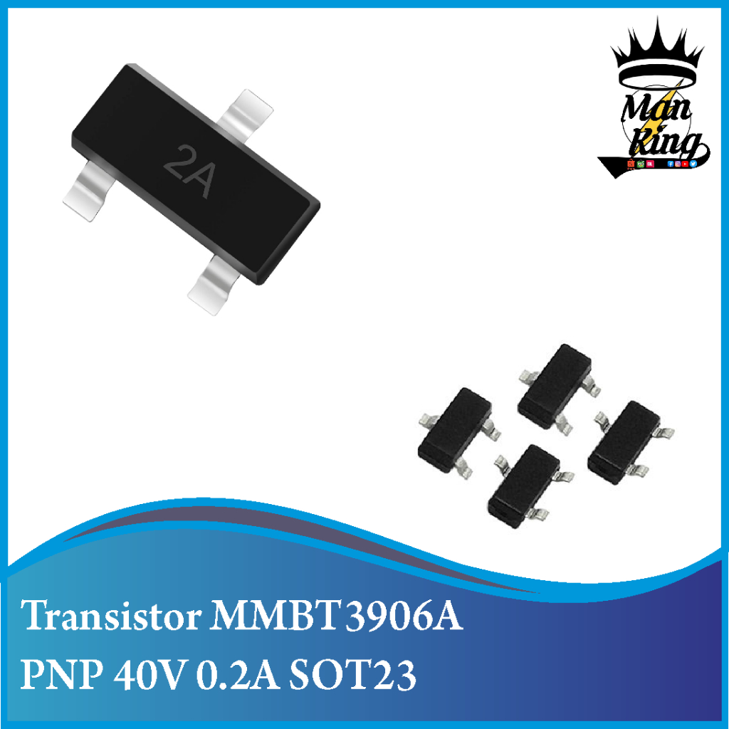 Jual MMBT3906 3906 2A 2N3906 PNP General Purpose Transistor SOT-23 SMD ...