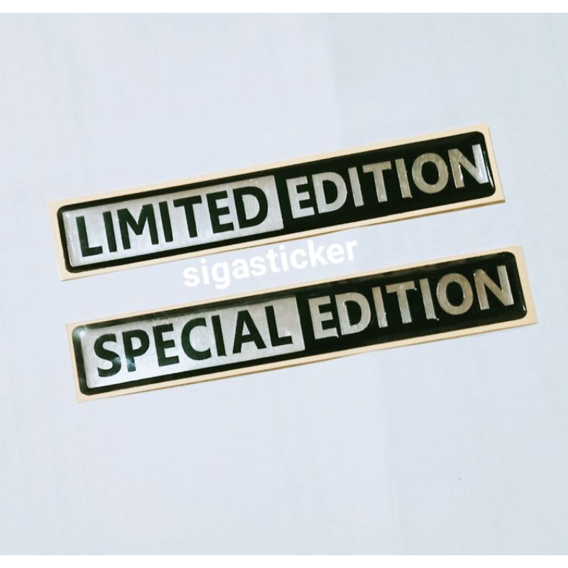 Jual STICKER EMBLEM SPECIAL EDITION STIKER LIMITED EDITION | Shopee ...