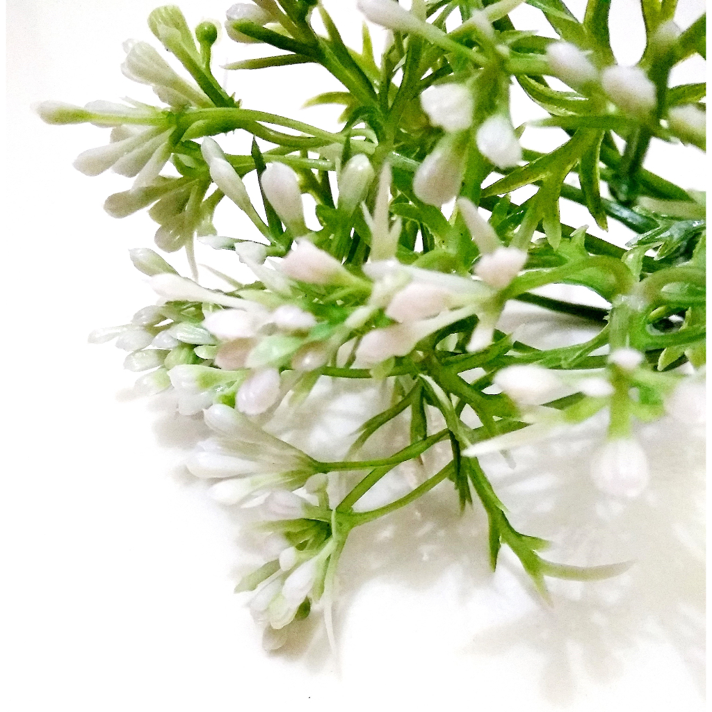 Jual 5 Cabang Baby Breath 1 cm Tinggi 28 cm Bouquet Artificial Flower ...