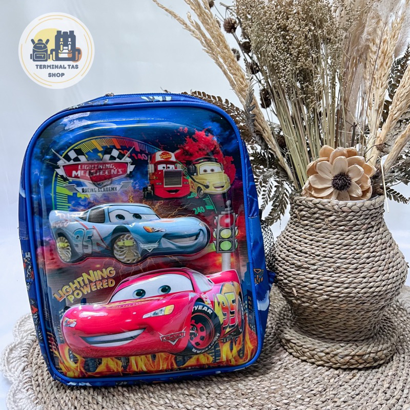 Jual TAS ANAK SEKOLAH LAKI-LAKI TAS ANAK KARAKTER CARS 3D TIMBUL LAMPU LED PAUD TK SD | Shopee ...