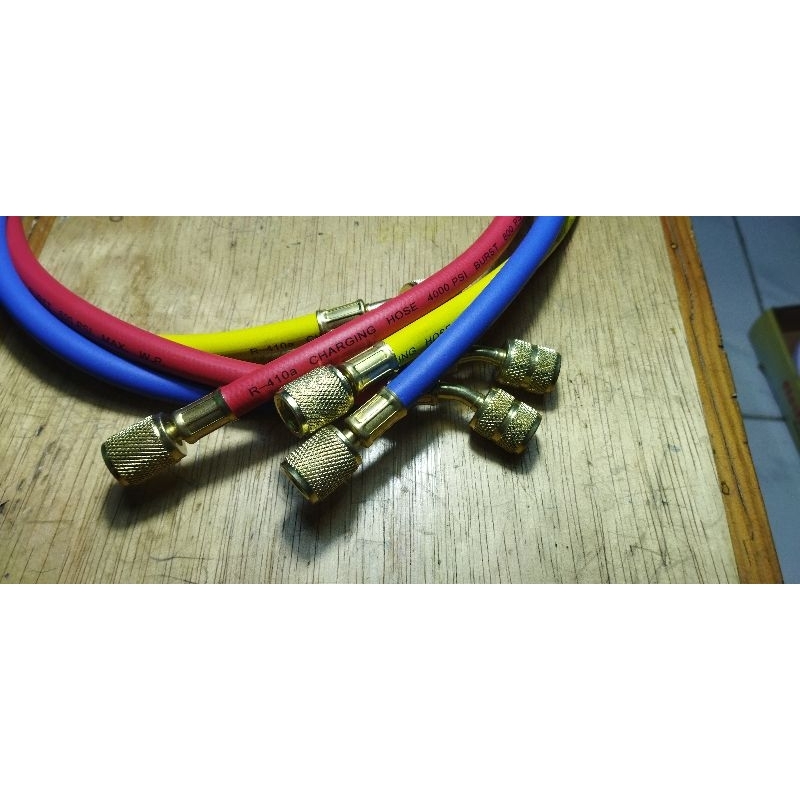 Jual selang manifold R 410 selang analiser pengisian freon R410 satu ...