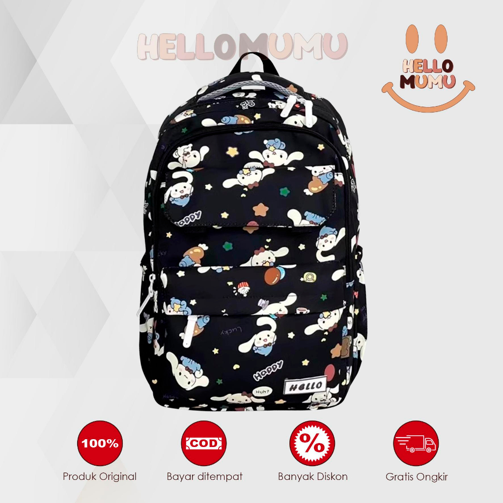 Jual Hellomumu Backpack CINNAMOROLL - HM1046 | Shopee Indonesia