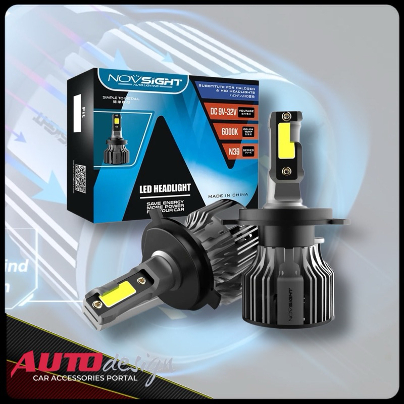 Jual NOVSIGHT A500 N39 Lampu Led Mobil Putih 6000K H4 H1 H3 H7 H8 H11 ...