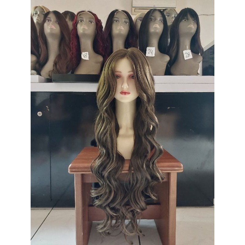 Jual Full Wig Lace Mono Part Rapunzel | Shopee Indonesia
