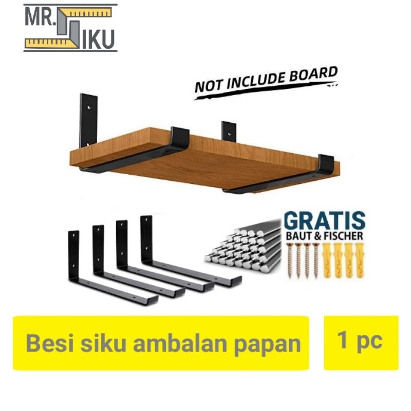 Jual BESI SIKU AMBALAN/RAK TEMPEL DINDING / BESI SIKU L | Shopee Indonesia