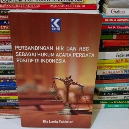 Jual Perbandingan HIR dan RBG Sebagai Hukum acara Perdata Positif ...