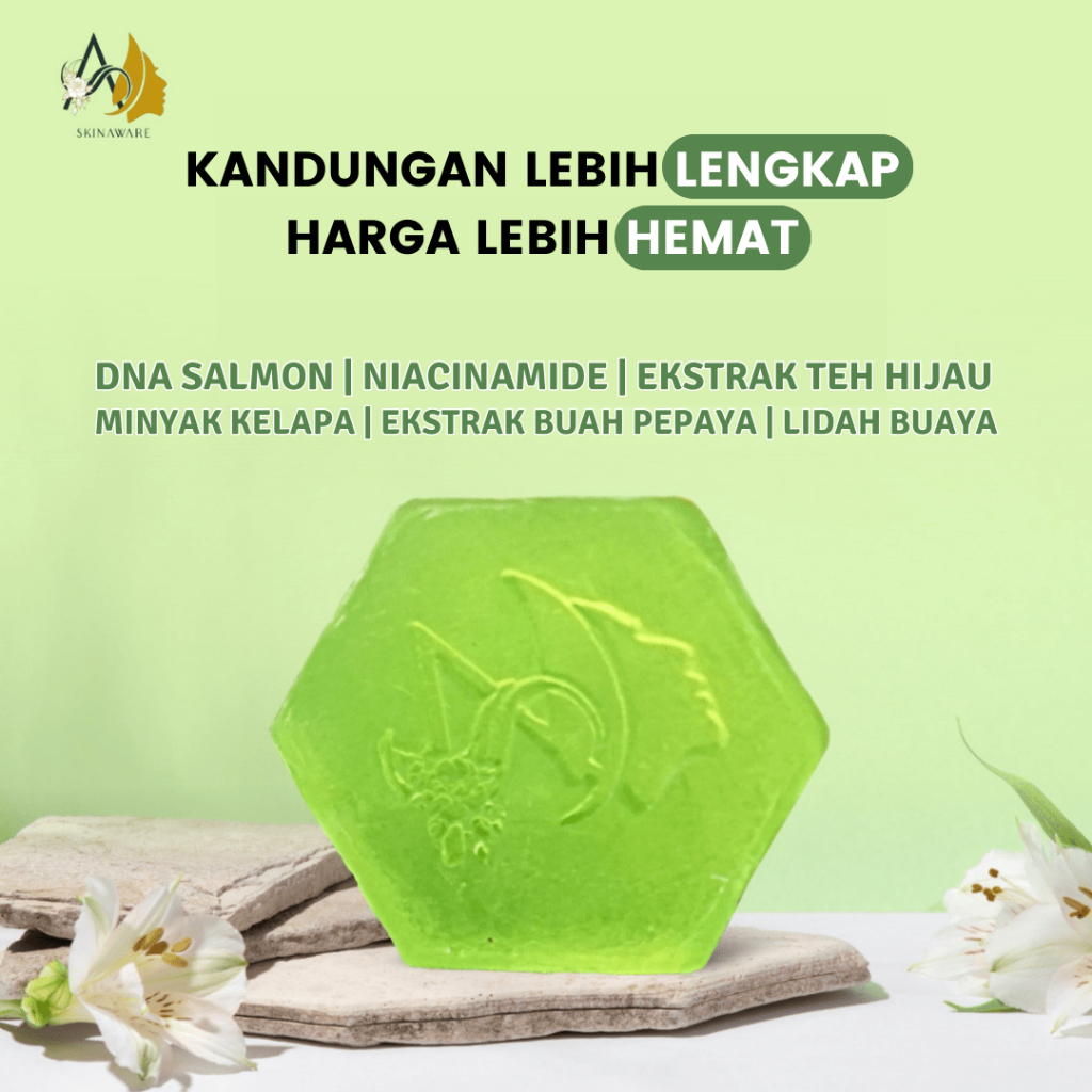 Jual [SKINAWARE] Sabun Pencerah Kulit Wajah dan Badan BPOM Halal ...
