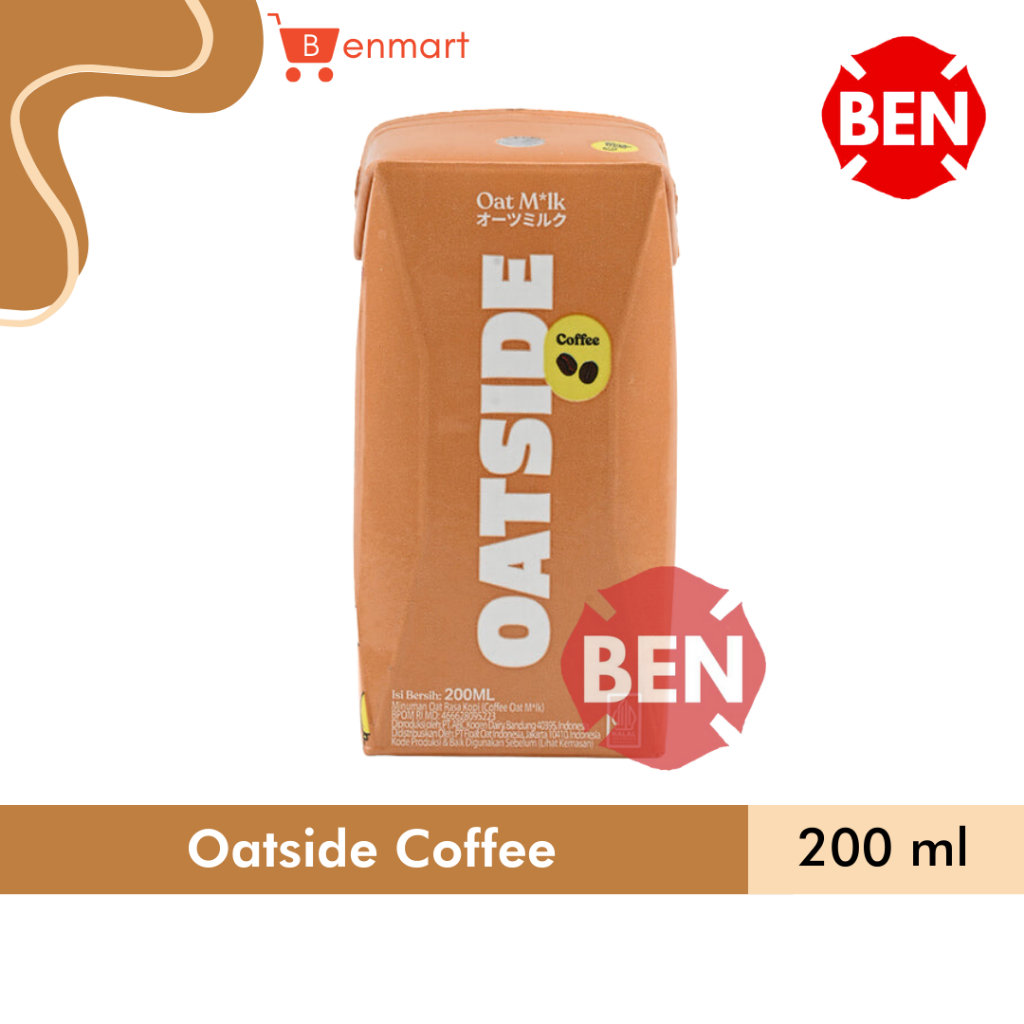 Jual Oatside Oat Milk COFFEE 200ml 200 ml Susu Mini Kopi Coklat Kecil ...