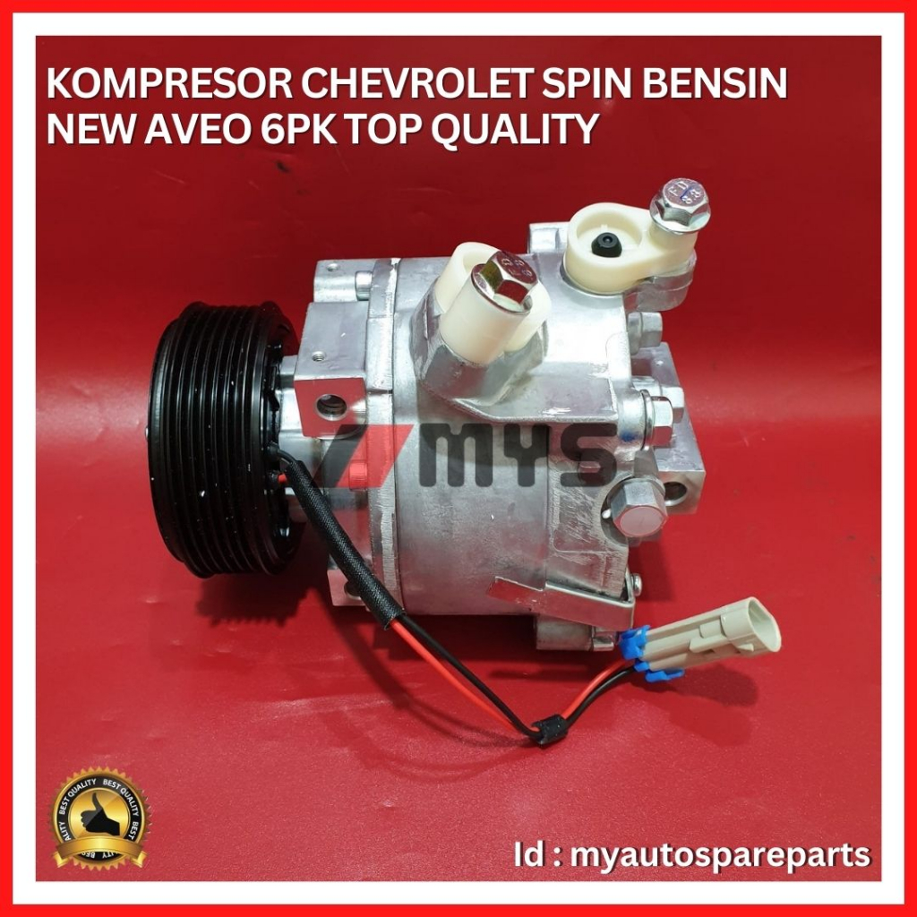 Jual COMPRESSOR AC Mobil CHEVROLET Spin Bensin New Aveo 6PK KOMPRESOR ...