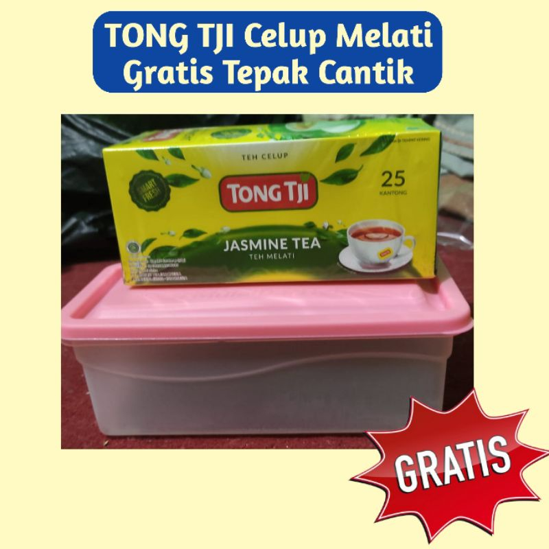 Jual Teh TONGTJI Celup Jasmine Tea Free Tepak Cantik | Shopee Indonesia
