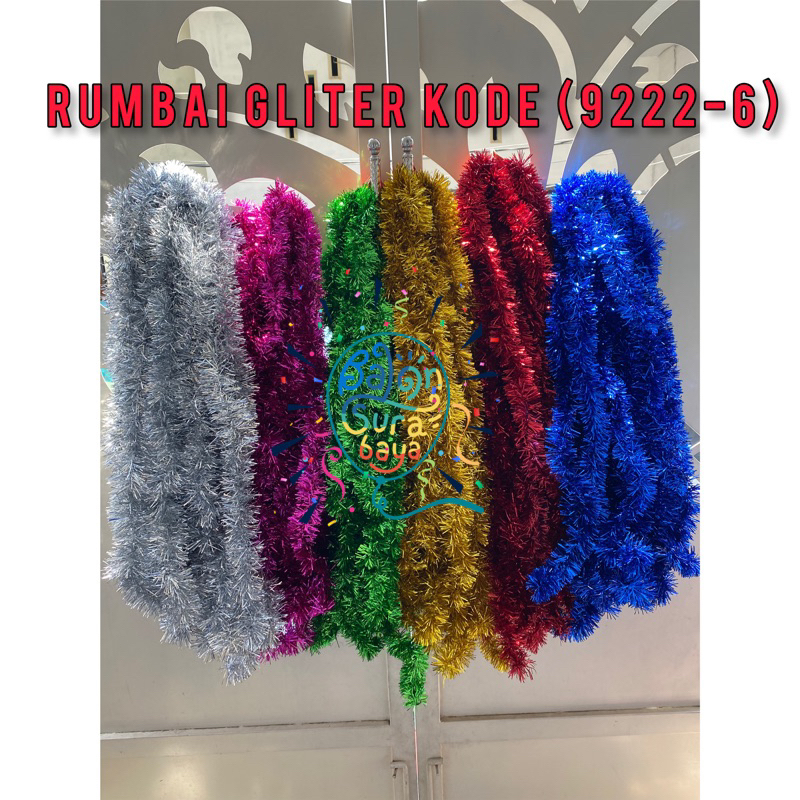 Jual Rumbai / Slinger Glitter Tebal kode (9222-6) | Shopee Indonesia