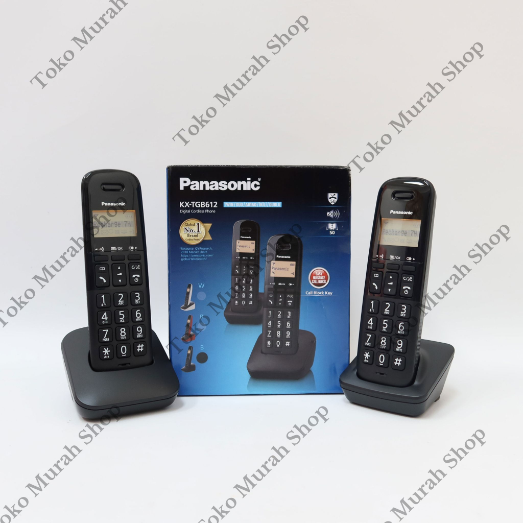 Jual Telpon Wireless Panasonic TGB612 Telepon Wireless Panasonic KX-TGB612 | Shopee Indonesia